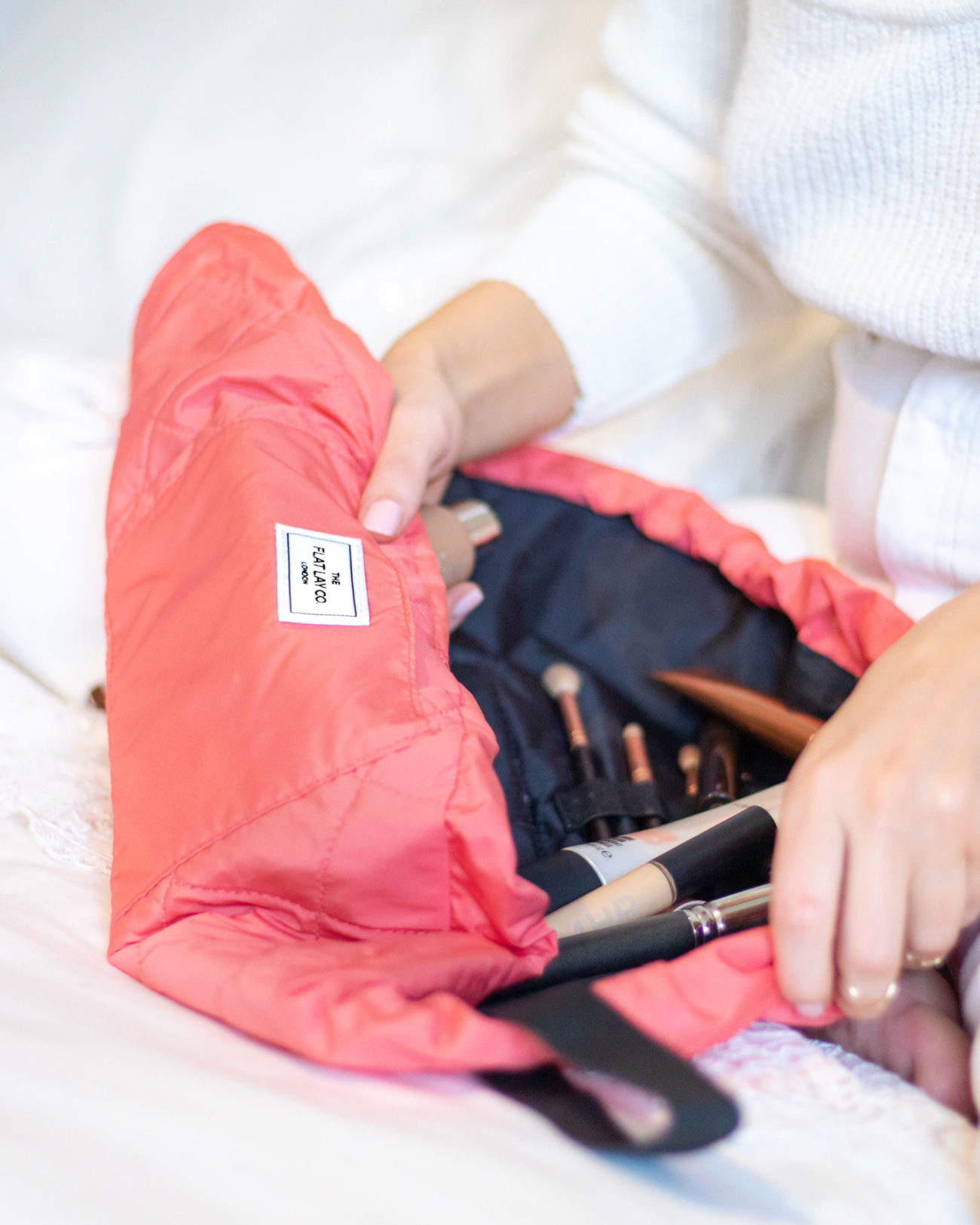 The Open Flat Makeup Bag from The Flat Lay Co (Review)